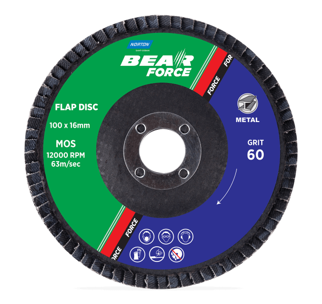 Norton Bear Force Flap Disc | Norton Abrasives | India